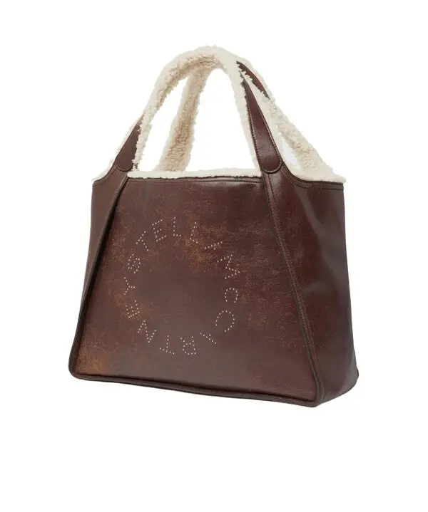 Stella McCartney Logo Tote Bag - Espresso
