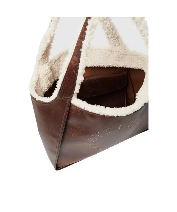 Stella McCartney Logo Tote Bag - Espresso
