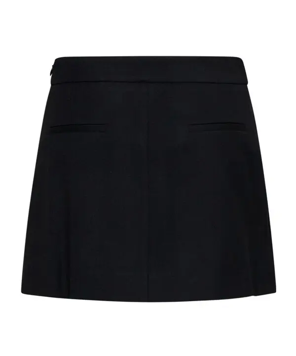 P.a.r.o.s.h Asymmetric Pleated Miniskirt