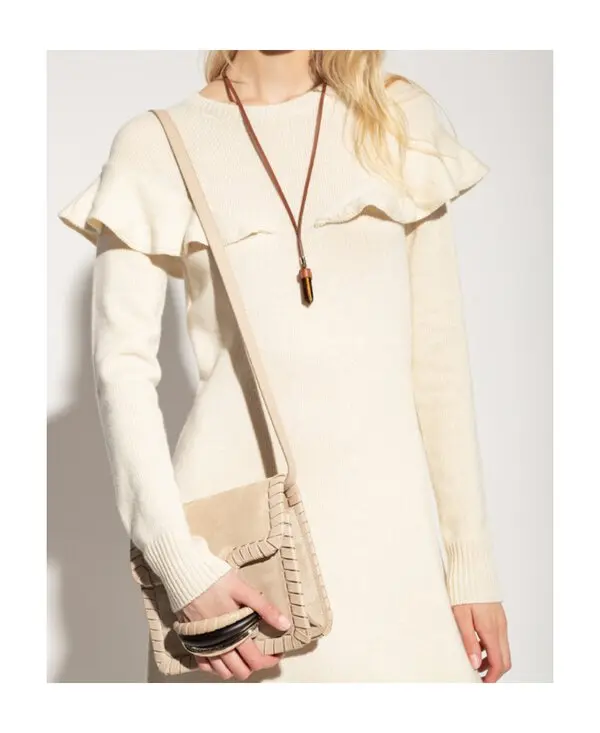 Chloé Kattie Crossbody Bag - Nude