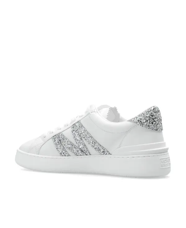 Moncler Monaco Embellished Low-top Sneakers - White