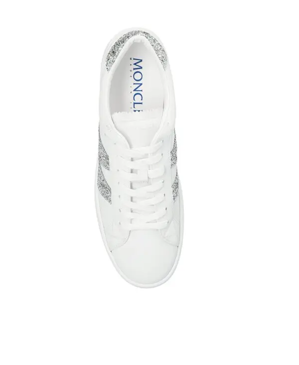 Moncler Monaco Embellished Low-top Sneakers - White