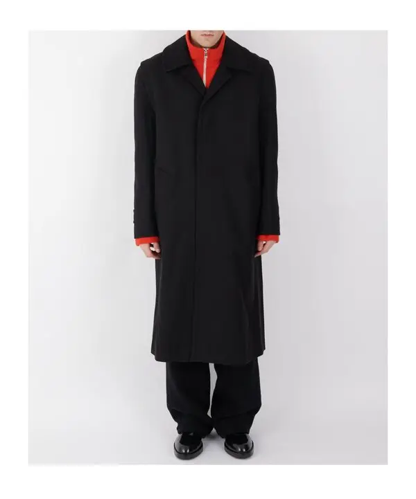 RIER Loden Wool Coat With Classic Collar And Drawstring