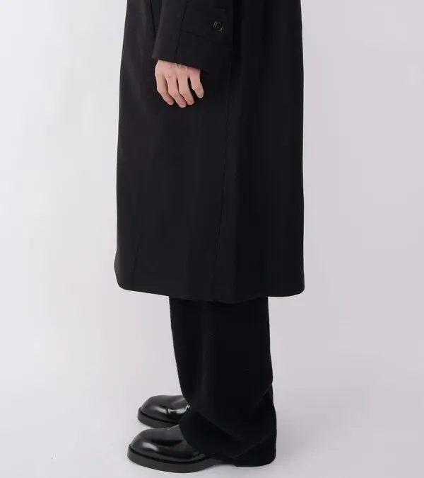 RIER Loden Wool Coat With Classic Collar And Drawstring