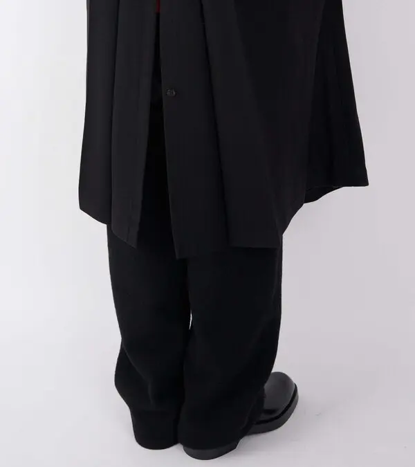 RIER Loden Wool Coat With Classic Collar And Drawstring