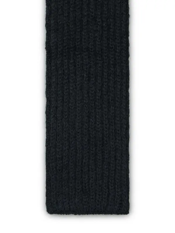 JIL SANDER Brushed Logo-patch Scarf