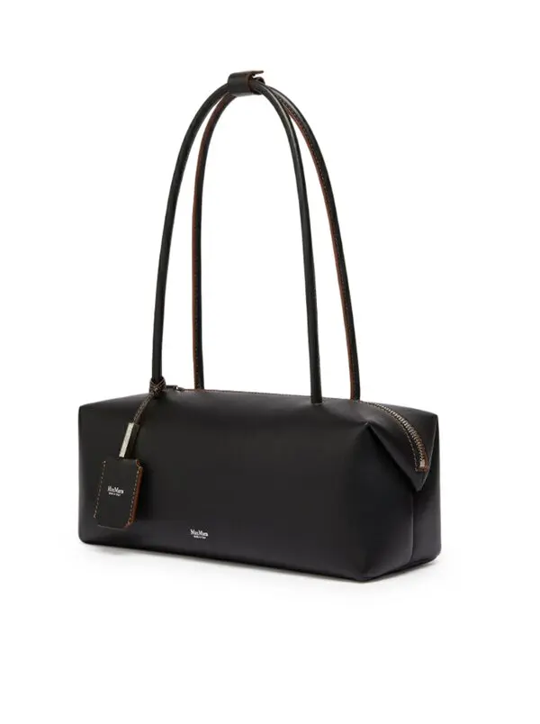 Max Mara Zipped Shoulder Bag - Black