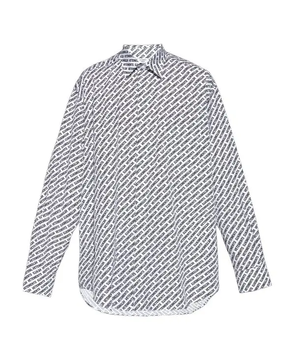 Vetements Logo Long-sleeved Shirt