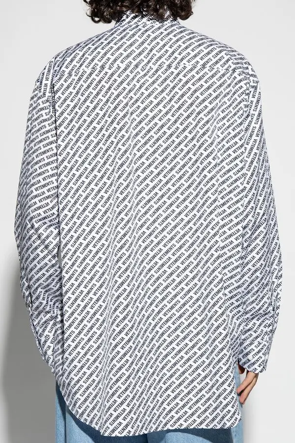 Vetements Logo Long-sleeved Shirt