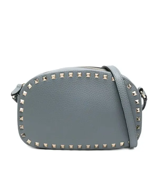Valentino Garavani Rockstud Mini Shoulder Bag - Gray