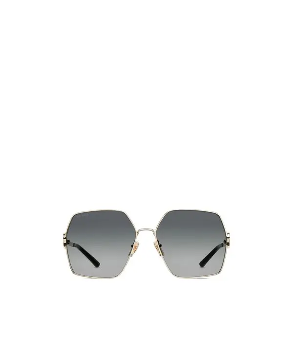 Gucci Oval Frame Sunglasses - Gray
