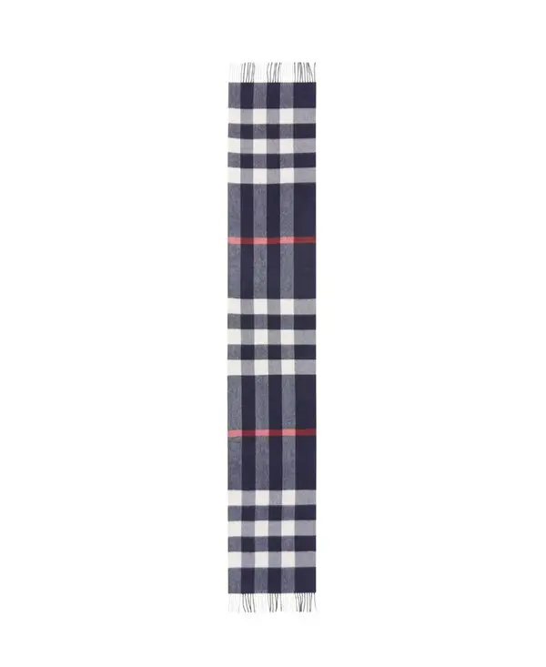 Burberry Check Fringed Scarf