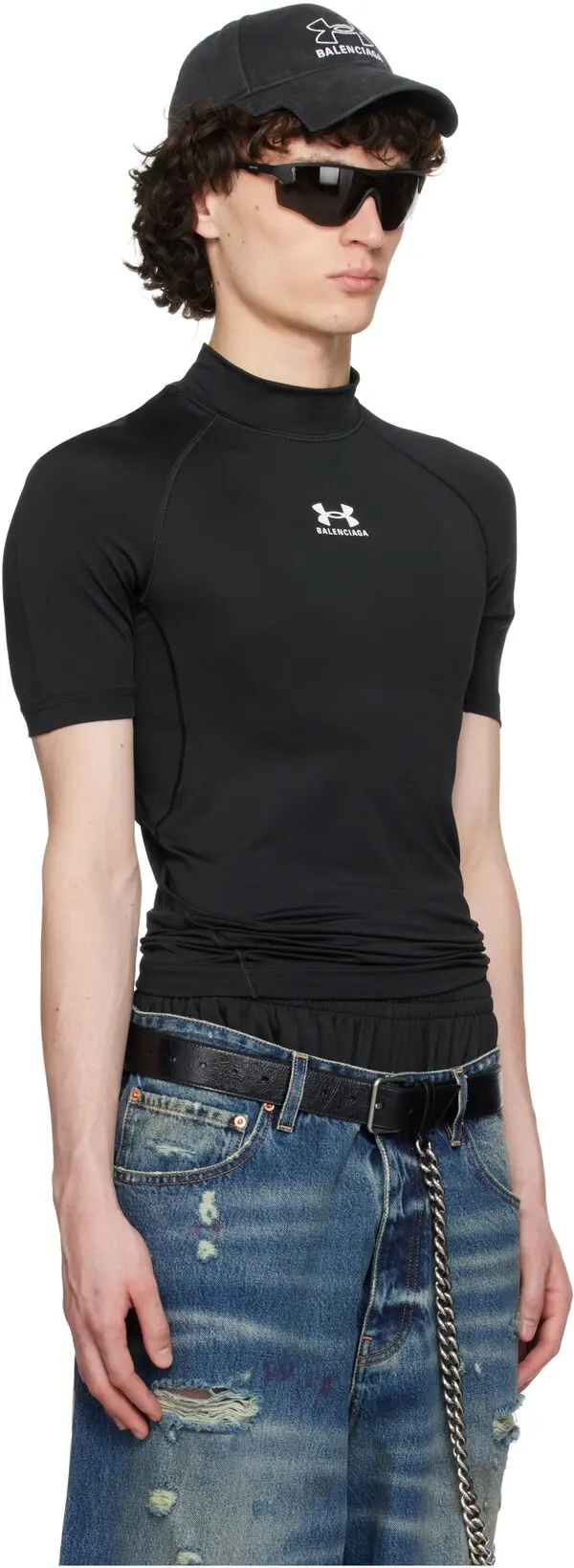 Balenciaga X Under Armour Mock Neck T-shirt