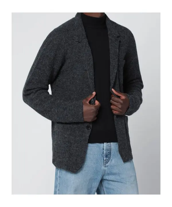 ROBERTO COLLINA Textured Knit Jacket