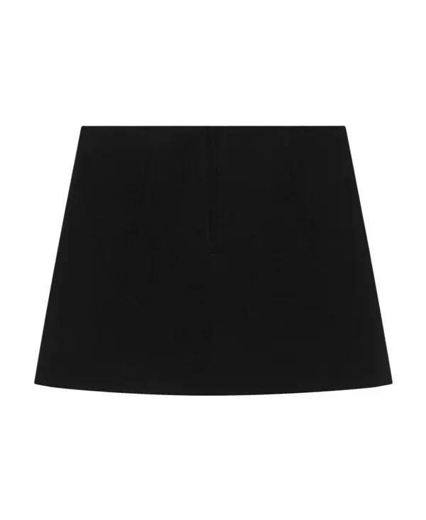 Dolce & Gabbana Logo Plaque A-line Skirt