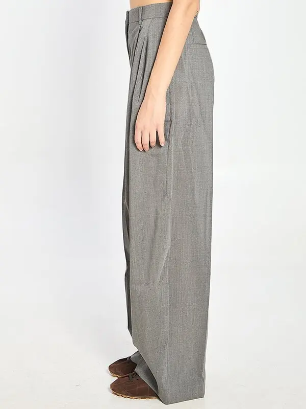 Jacquemus Pleated Wide-leg Trousers