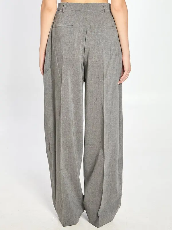 Jacquemus Pleated Wide-leg Trousers