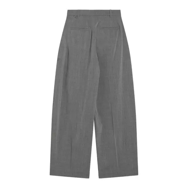 Jacquemus High Rise Pleated Wide Leg Trousers