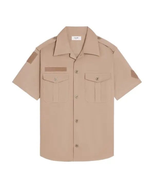 Celine Single-breasted Short-sleeved Shirt
