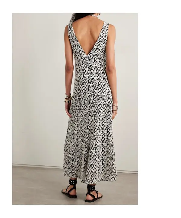 Isabel Marant Étoile Sleeveless V-neck Maxi Dress