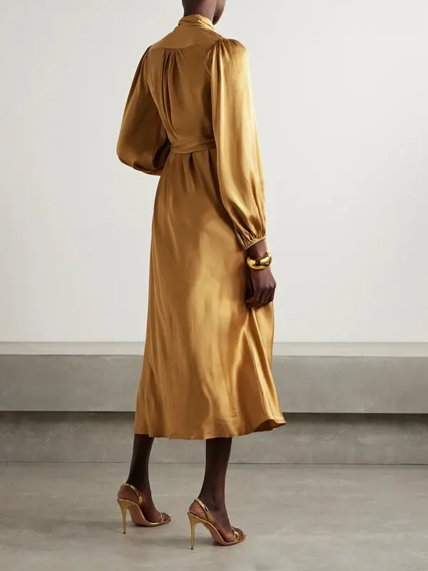 Zimmermann Bow Detail Midi Dress