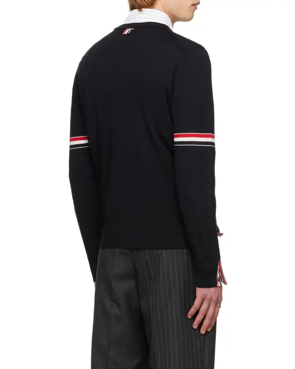 Thom Browne Striped Merino Wool Pullover