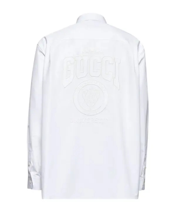 Gucci Collared Long-sleeve Shirt