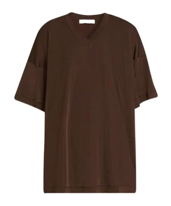 THE ROW V-neck T-shirt - Red