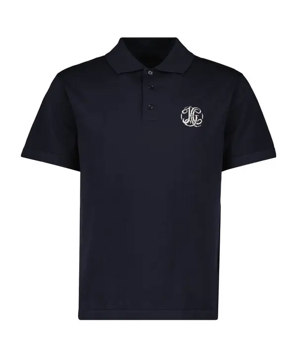 Givenchy Logo-jacquard Short-sleeved Polo Shirt - Black