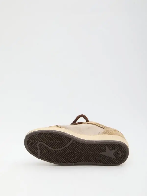 GOLDEN GOOSE Ball Star Lace-up Sneakers - Nude