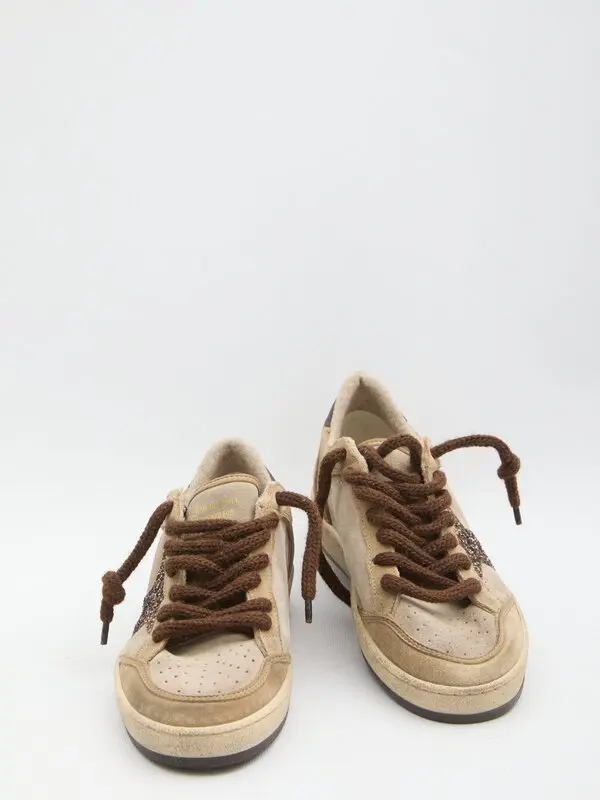 GOLDEN GOOSE Ball Star Lace-up Sneakers - Nude