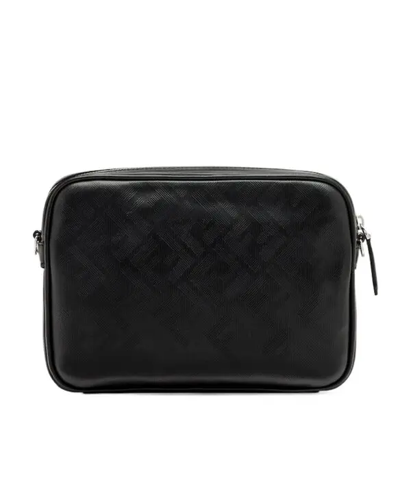 Fendi Shadow Diagonal Duo Camera Messenger Bag - Black