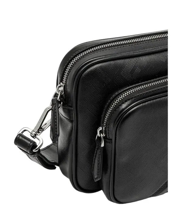 Fendi Shadow Diagonal Duo Camera Messenger Bag - Black