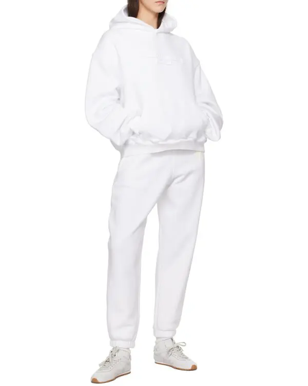 Alexander Wang Distressed Logo Hoodie