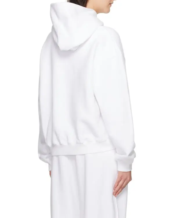 Alexander Wang Distressed Logo Hoodie