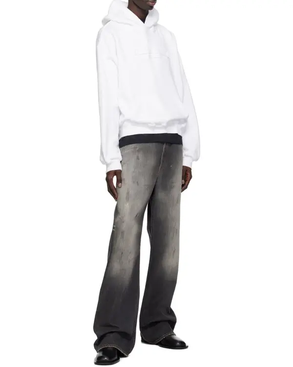 Alexander Wang Distressed Logo Hoodie