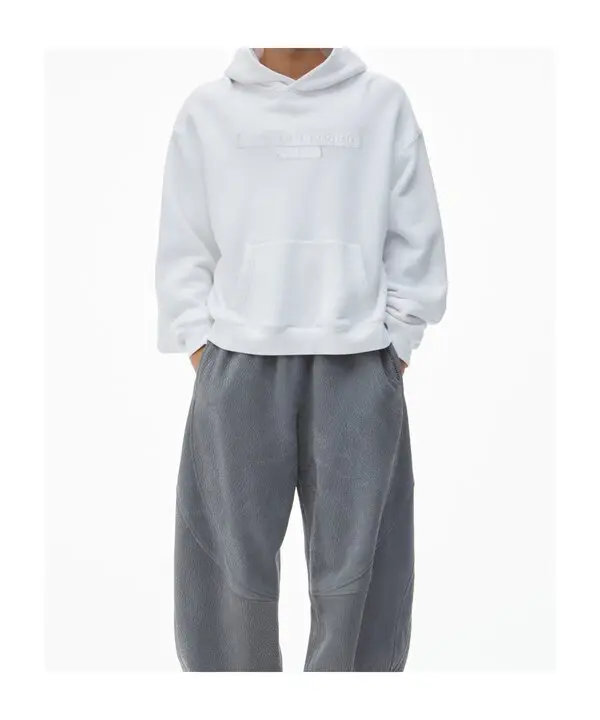 Alexander Wang Distressed Logo Hoodie