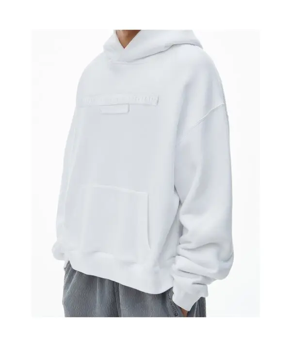 Alexander Wang Distressed Logo Hoodie