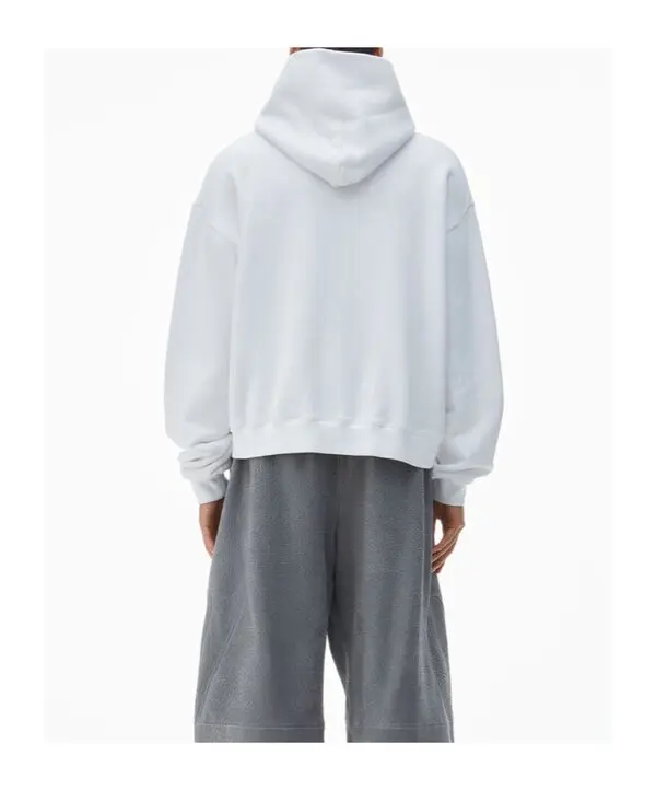 Alexander Wang Distressed Logo Hoodie