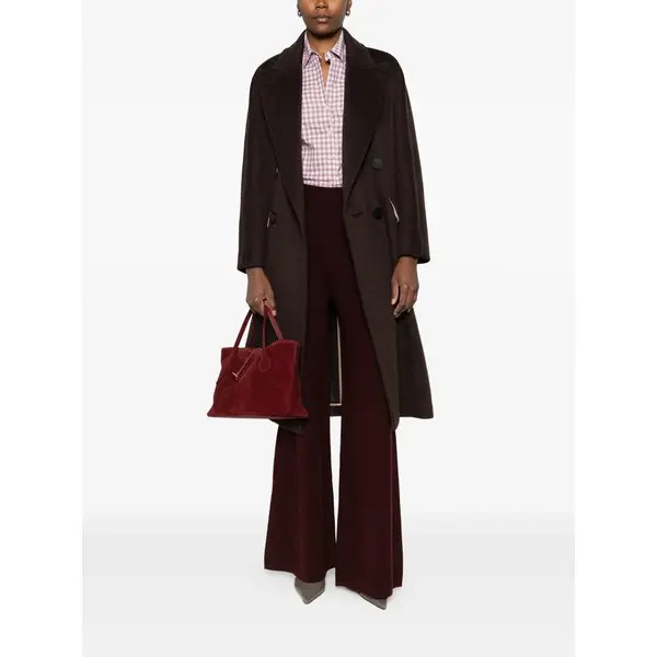 Max Mara Angus Double-breasted Coat - Brown