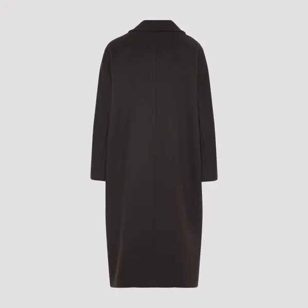 Max Mara Angus Double-breasted Coat - Marrone
