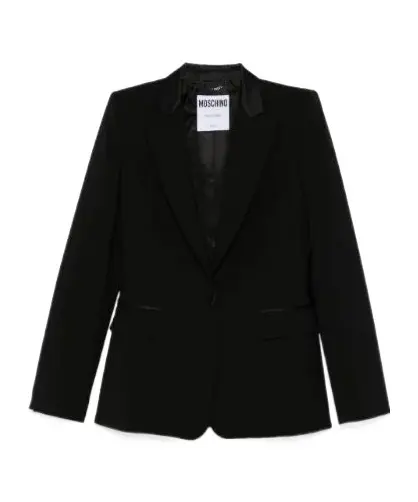 Moschino Single-breasted Wool Blazer