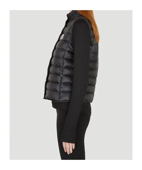 Moncler Liane Padded Button-up Gilet - Black