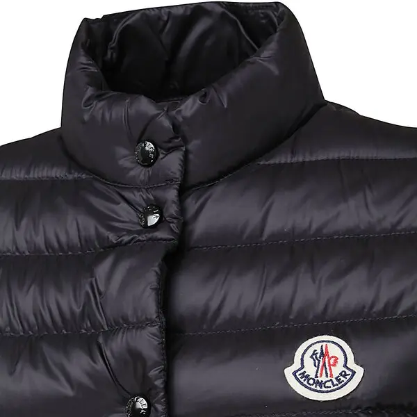 Moncler Liane Padded Button-up Gilet - Black