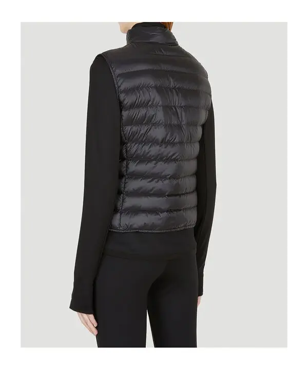 Moncler Liane Padded Button-up Gilet - Black