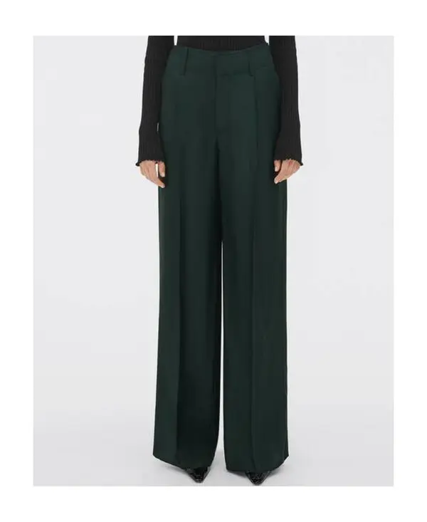 Bottega Veneta Viscose And Silk Wide-leg Trousers