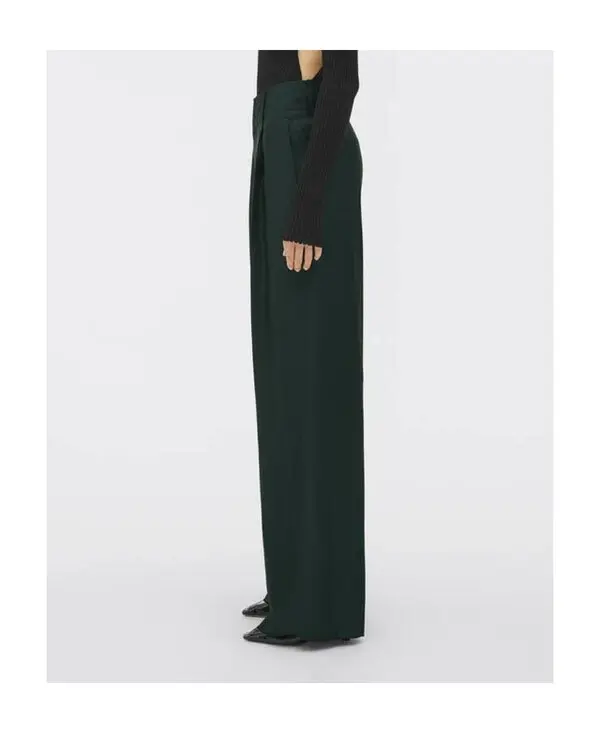 Bottega Veneta Viscose And Silk Wide-leg Trousers