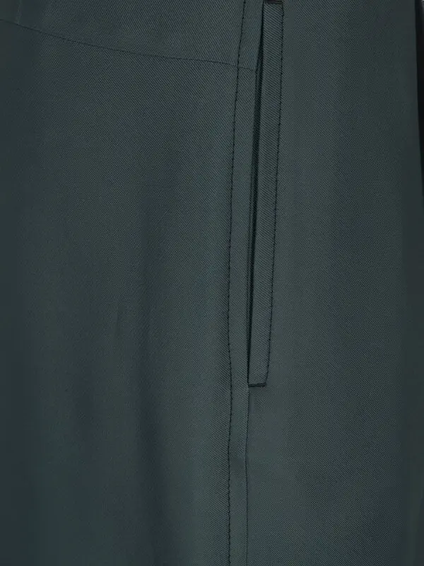 Bottega Veneta Viscose And Silk Wide-leg Trousers
