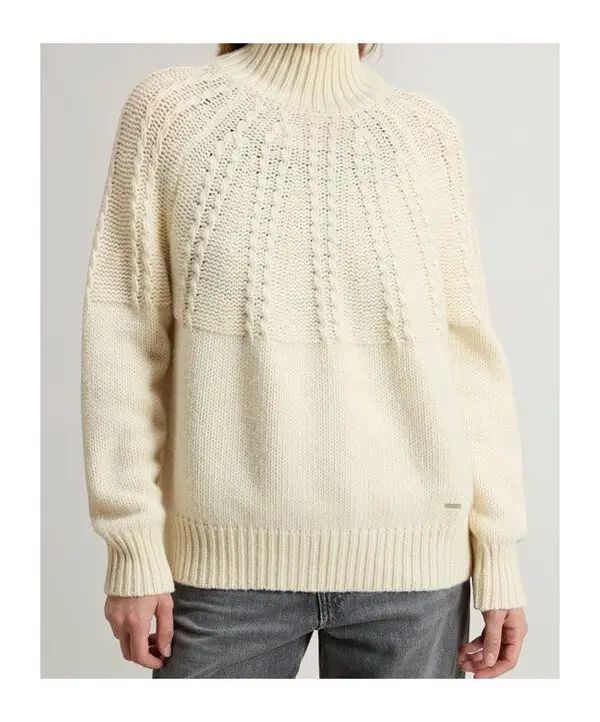 Woolrich Cable-knit Turtleneck Sweater