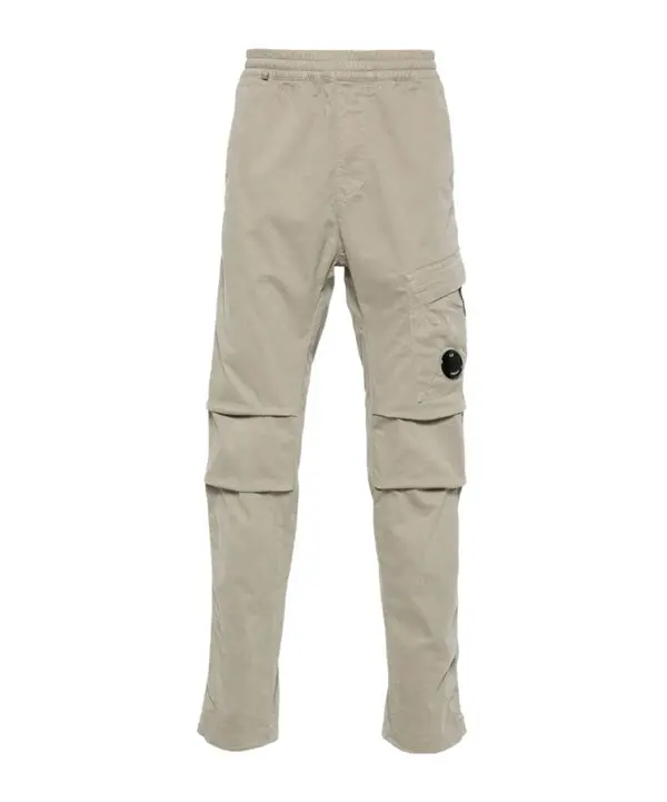 C.P. COMPANY Straight-leg Cargo Pants With Lens Detail - Medium Beige